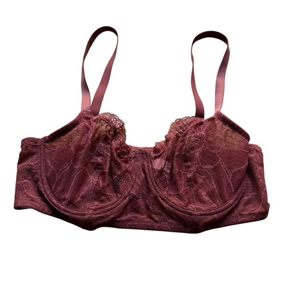 Etam | Intimates & Sleepwear | Etam Womens Size 36d Rust Brown Sheer ...